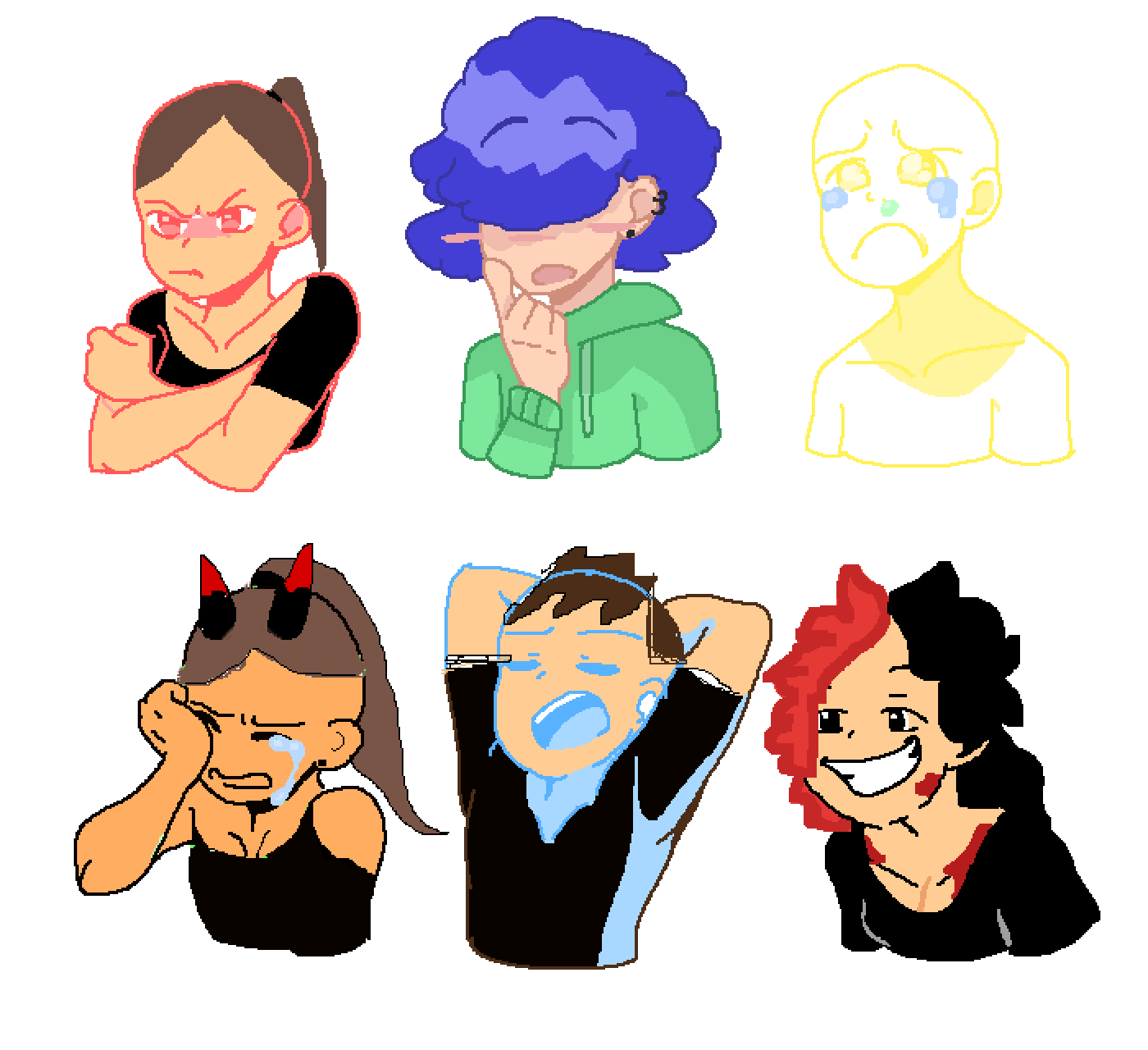 Pixilart - Random oc collab by SomebodyYouKnow