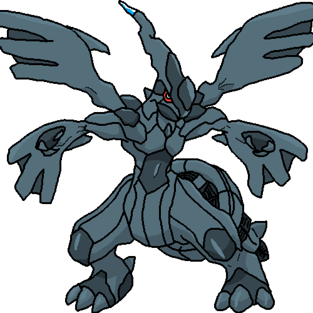 Pixilart - Zekrom by Cattio