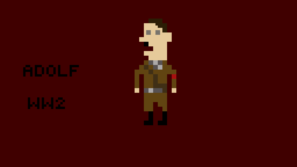 Pixilart - Adolf - WW2 #1 by Valcanovisk
