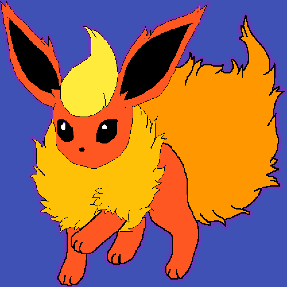 Pixilart - Flareon by Pokoyo