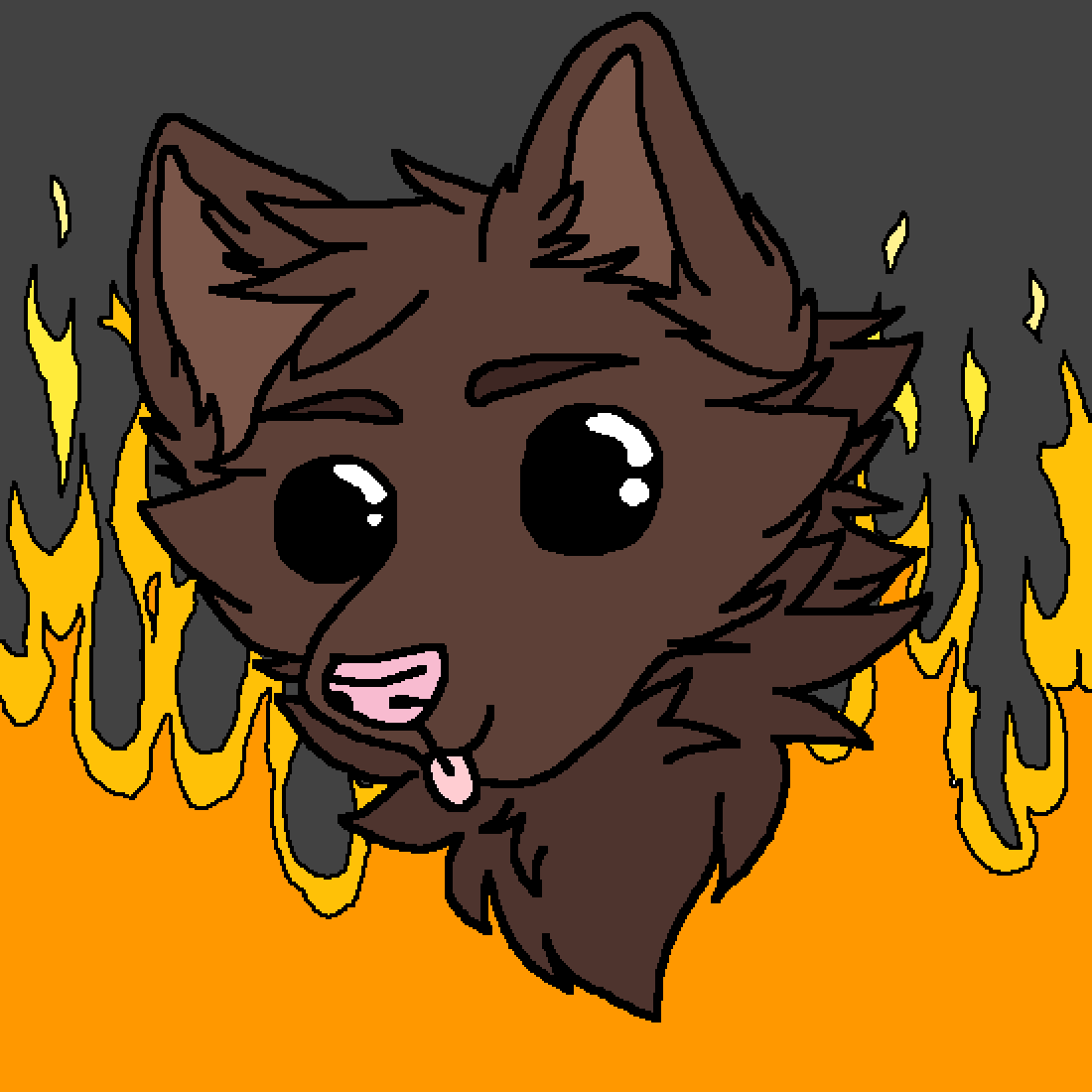 Pixilart - PyroWolf (Discord Profile by JaiFox