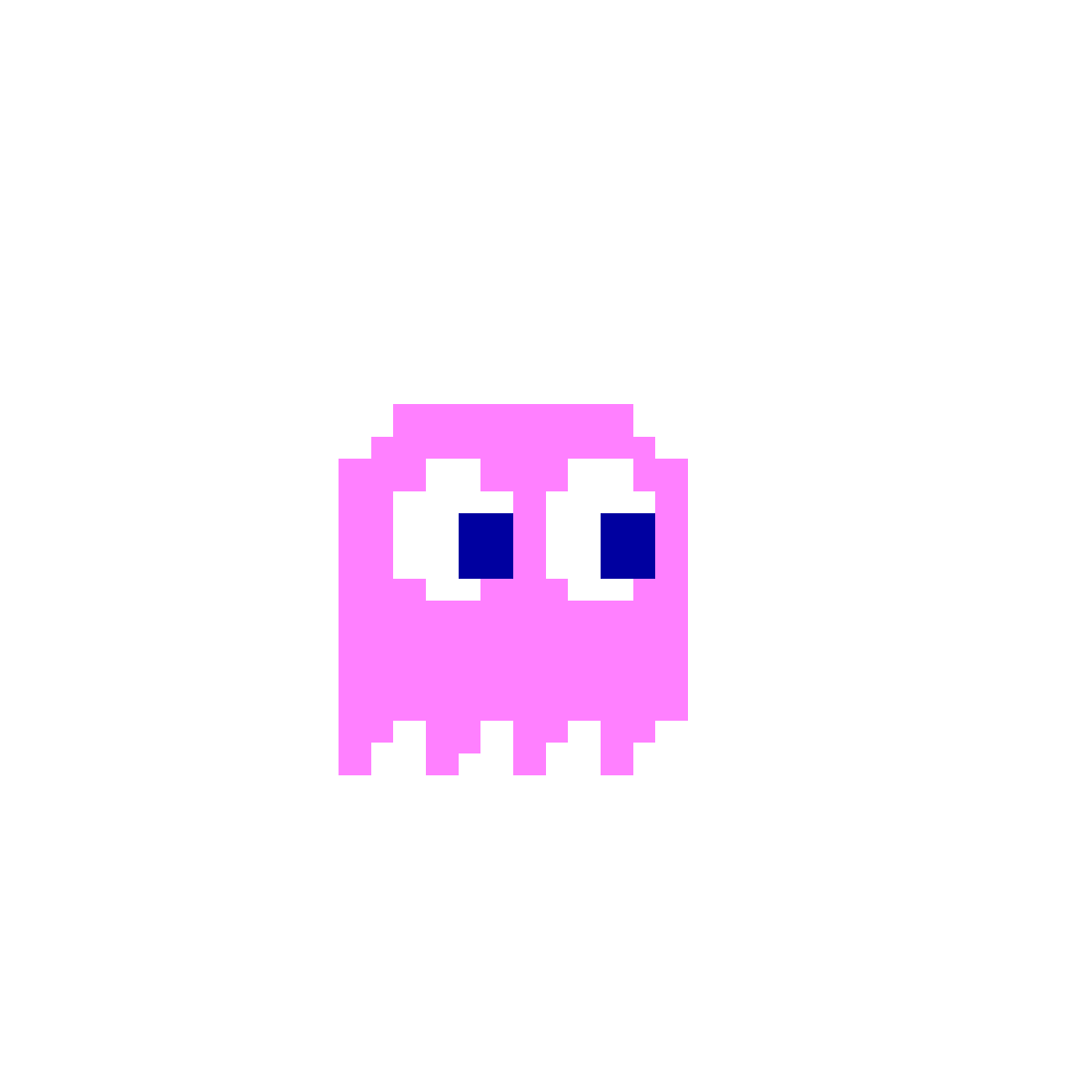 Pink Ghost From Pacman