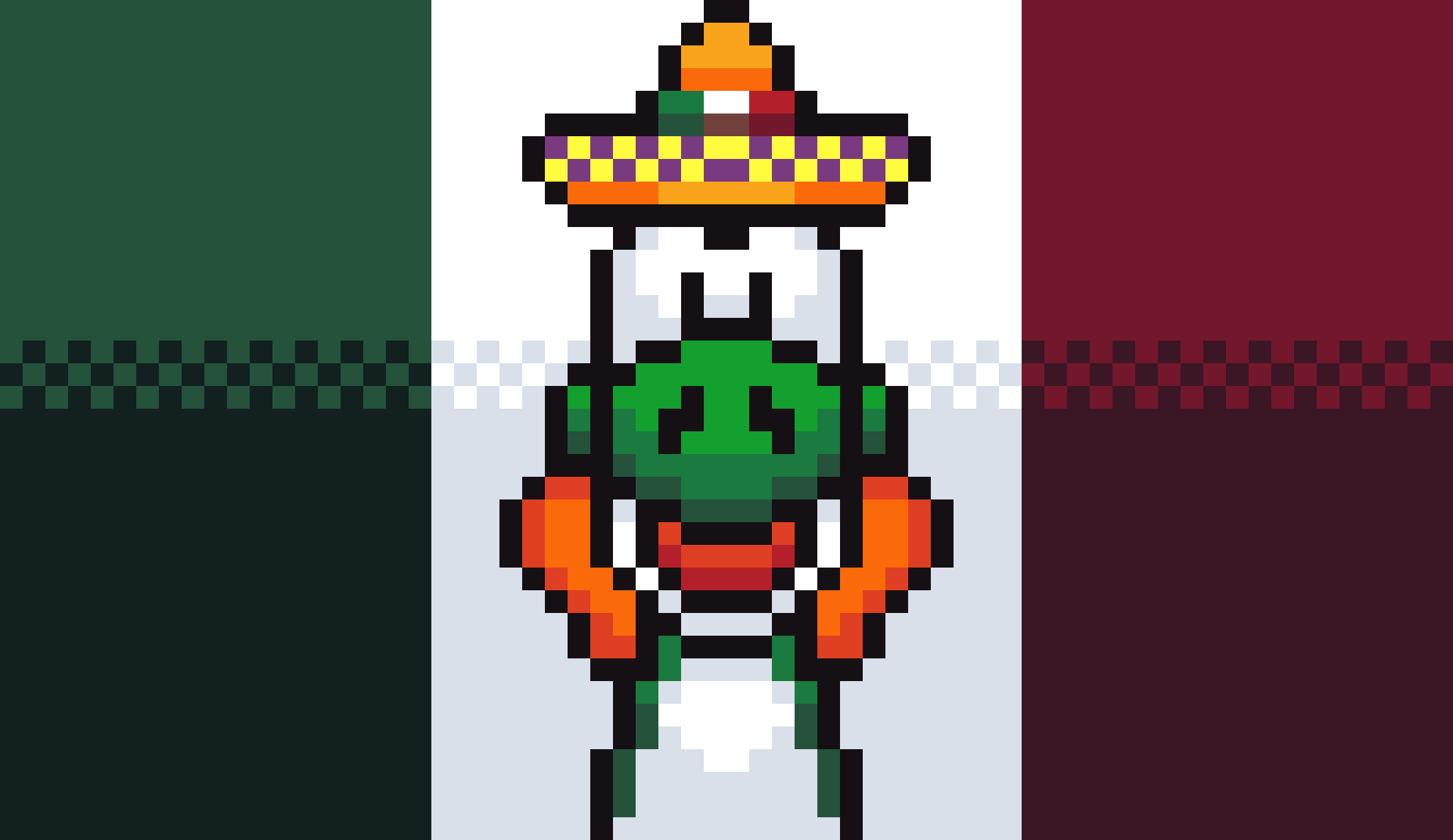 Pixilart - Mexican Yoshi by DogPond4