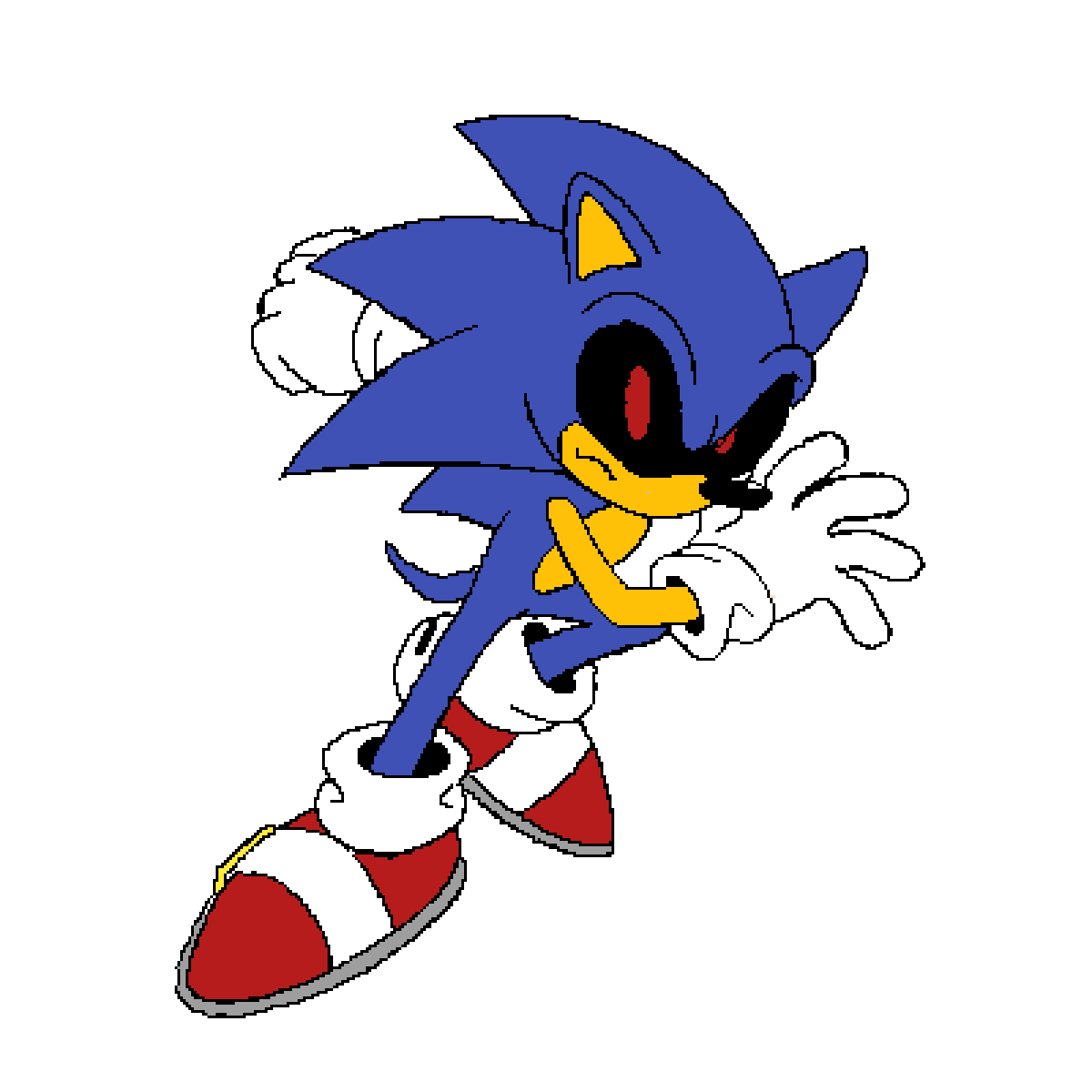 Pixilart - Sonic exe by Sonic-the-blue