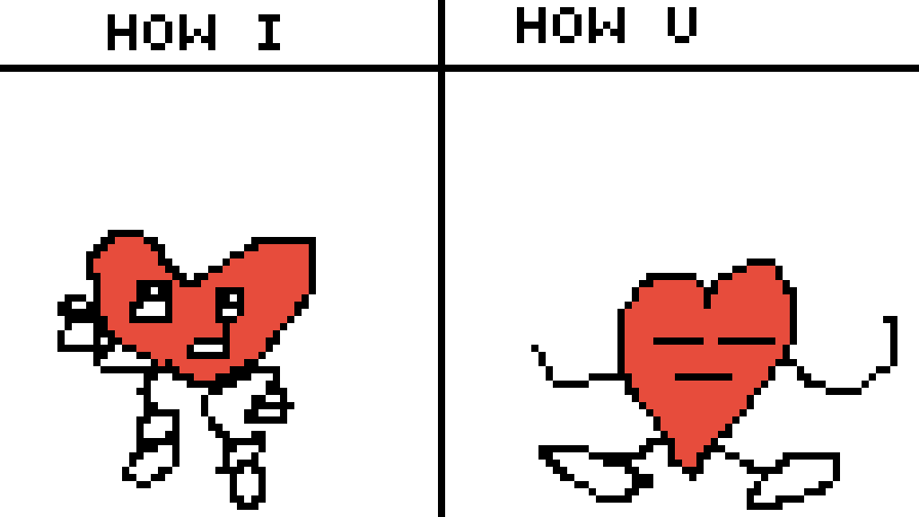Pixilart - Heart Collab by actingout