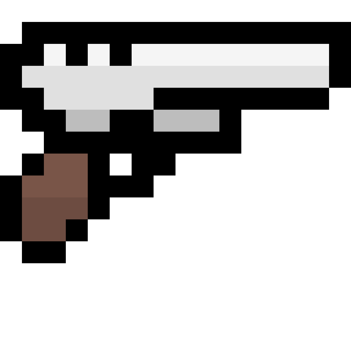 Editing 8 bit pistol - Free online pixel art drawing tool - Pixilart