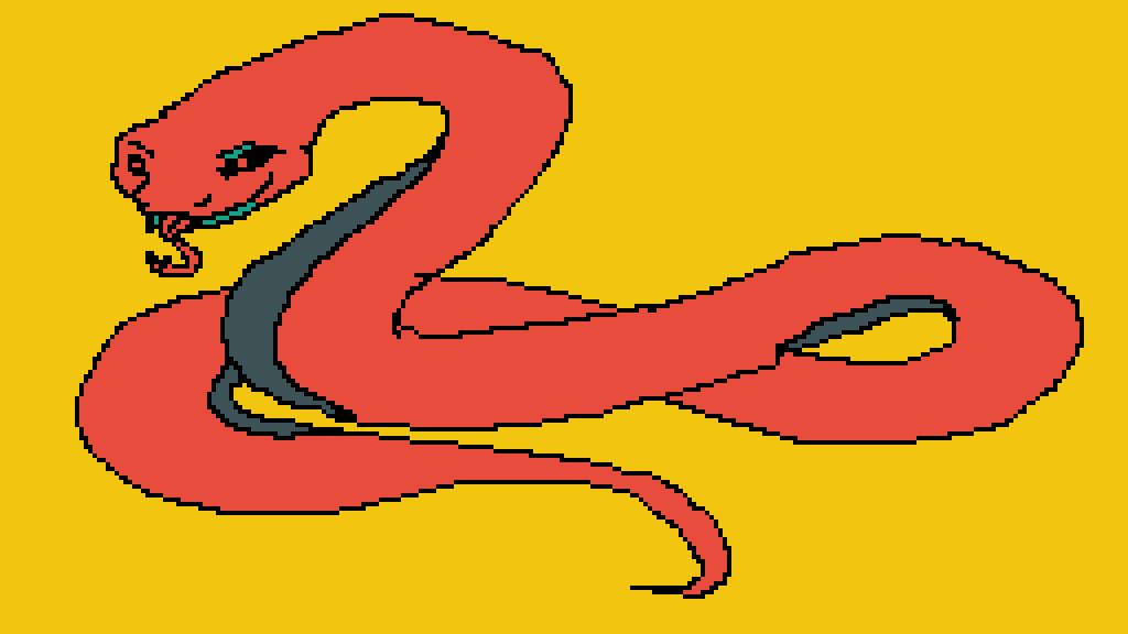 Pixilart - snake base (TRACE) by camlangley