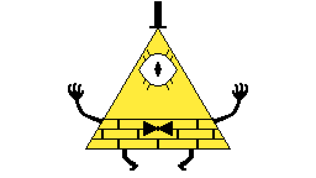 Pixilart - Bill Cipher's last message by vbob