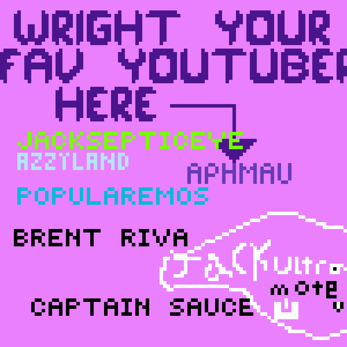 Editing Aphmau? Anyone? - Free online pixel art drawing tool - Pixilart