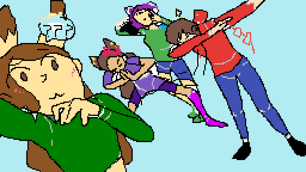 Editing drunk friends.... - Free online pixel art drawing tool - Pixilart