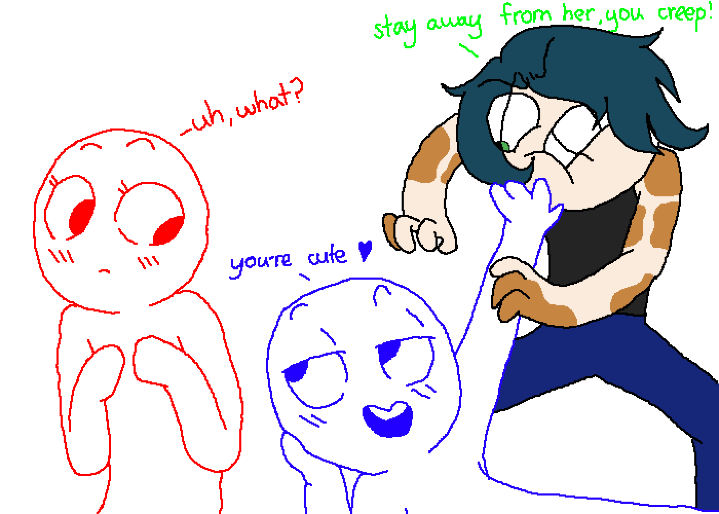 Pixilart - protective brother by KanaRose101