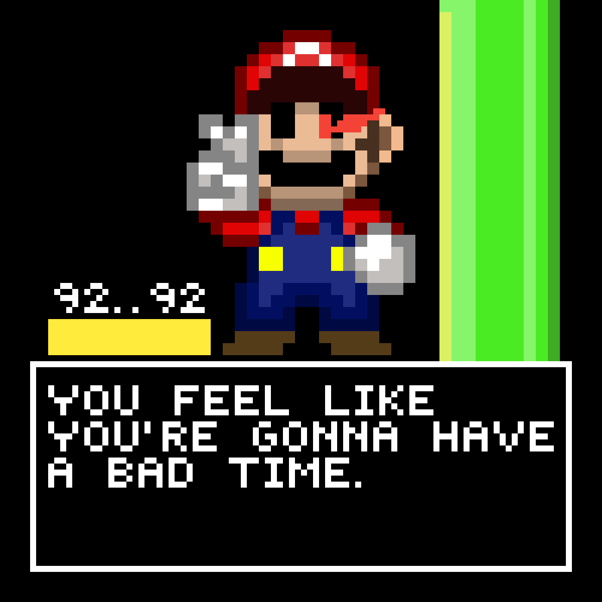 Pixilart - Mariotale - Mario Boss Battle by Vegito9000