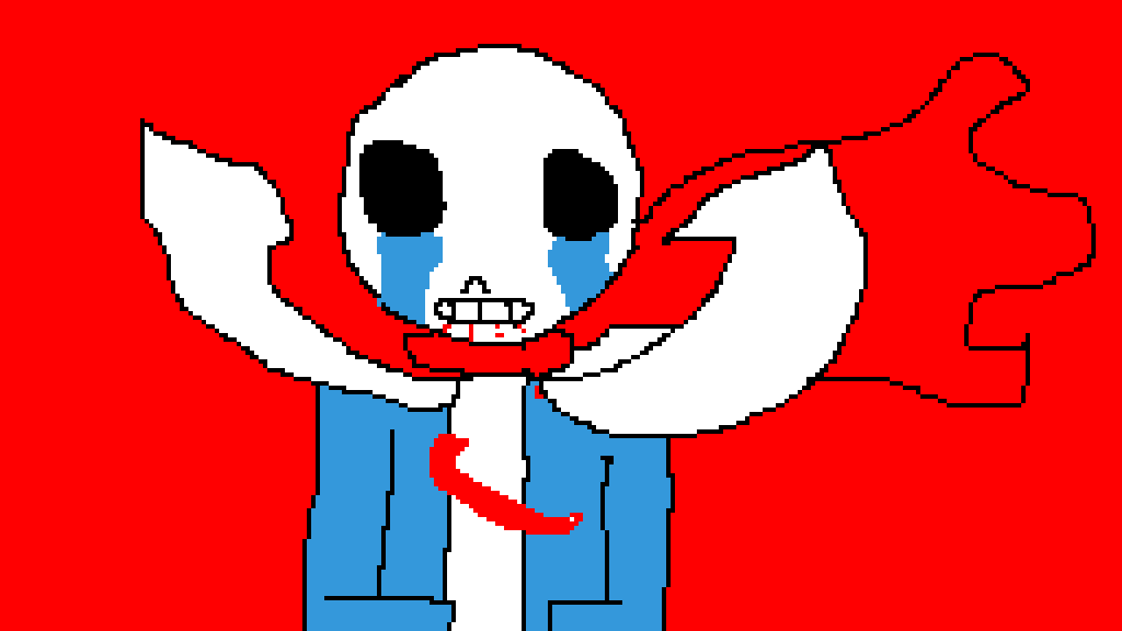 Pixilart - Sans death by Still-chill