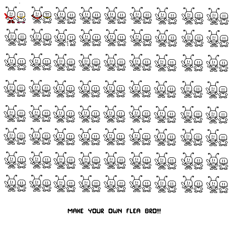 Editing new over world for flea - Free online pixel art drawing tool ...