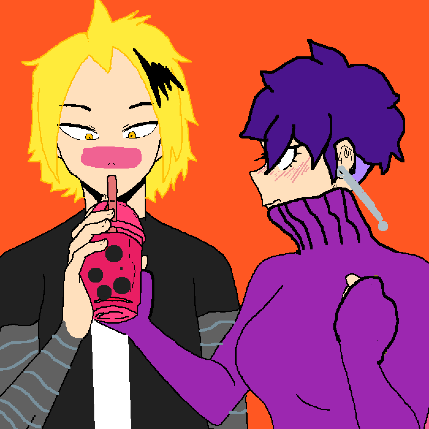 Editing Denki and jiro as adults - Free online pixel art drawing tool ...