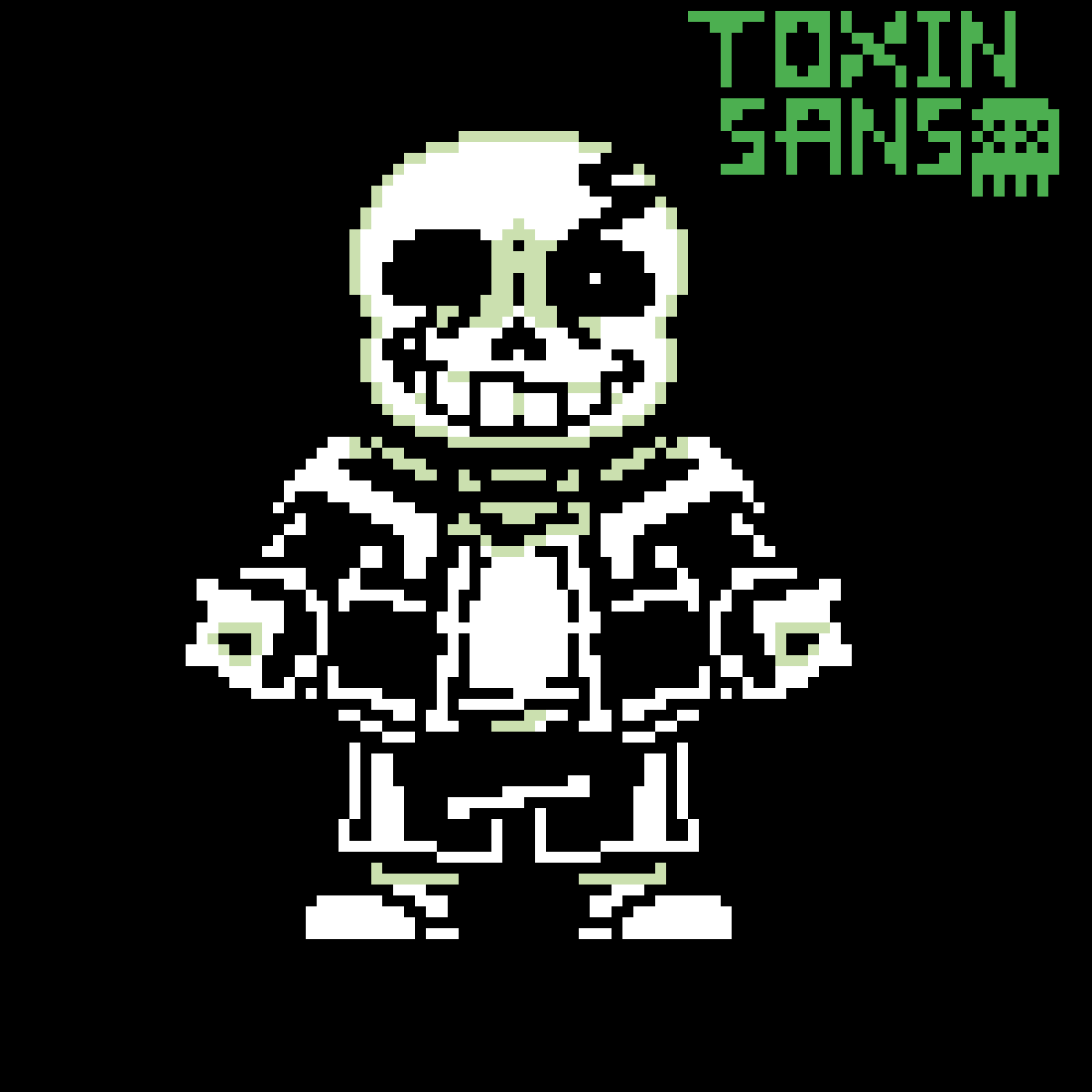 Pixilart - toxin sans by Glitched-artist