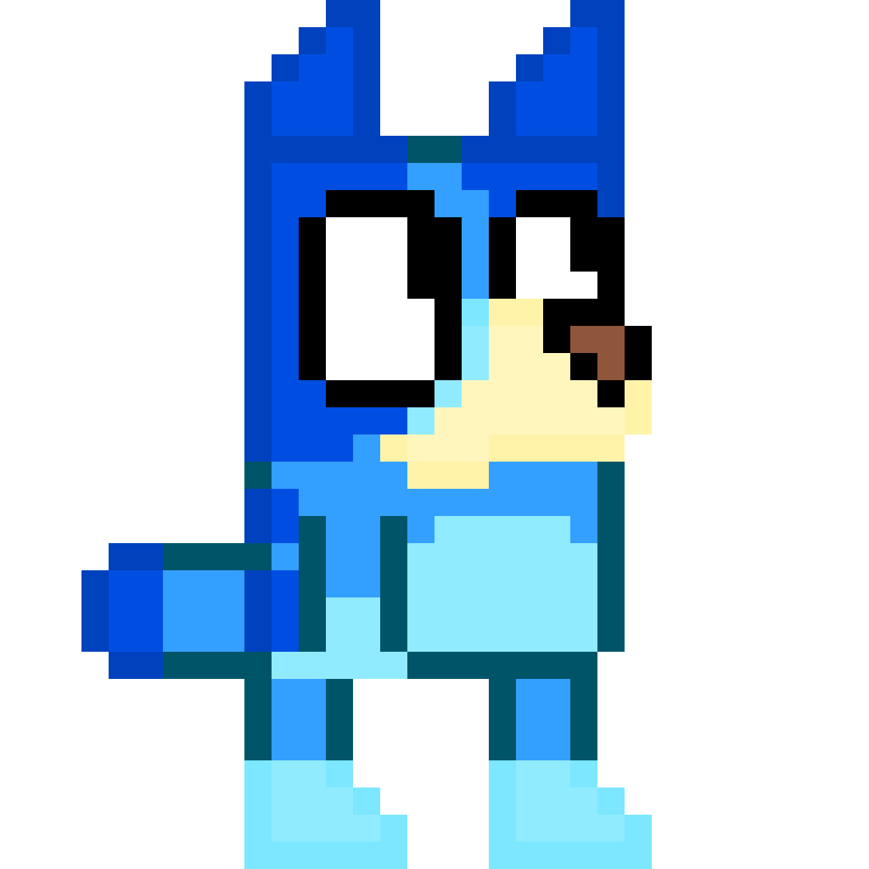 Pixilart - Bluey by Spiderbro1112