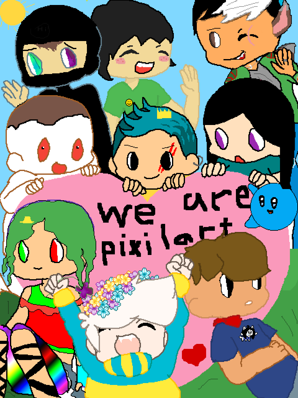 Editing we are pixel art - Free online pixel art drawing tool - Pixilart