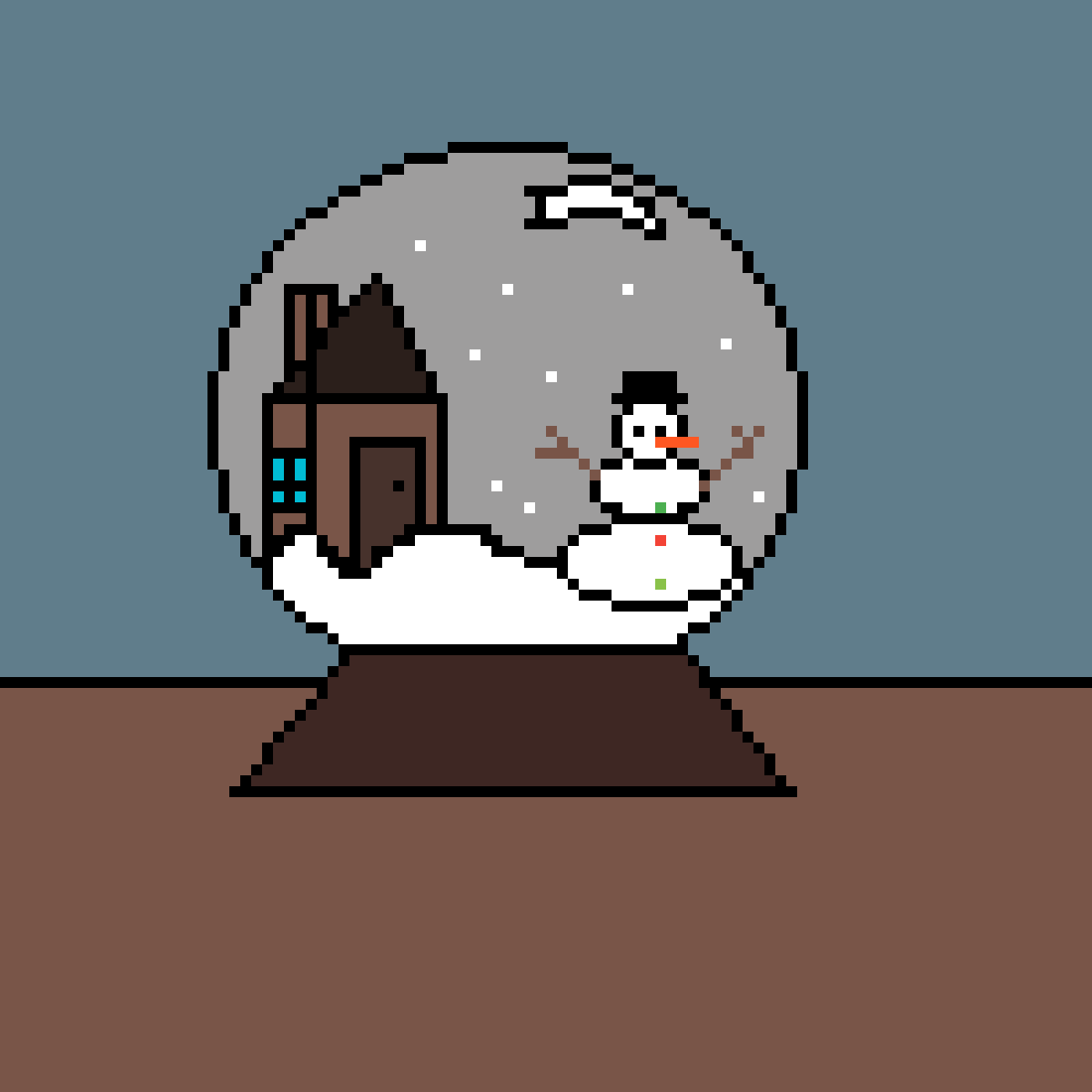 Pixilart - Snow globe by Anna-Artz