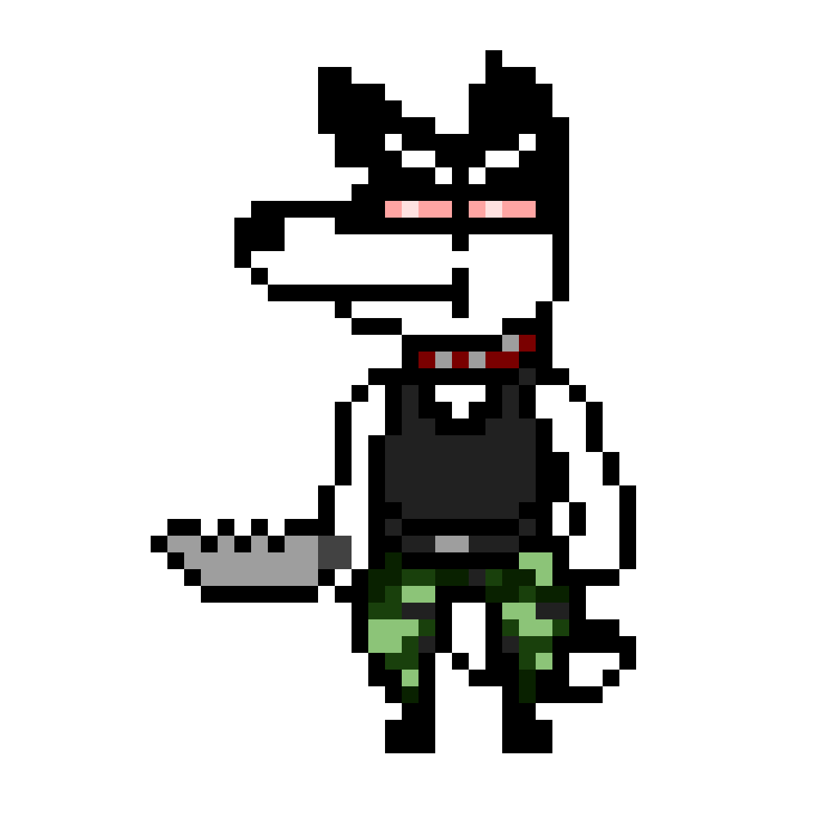 Pixilart - (Character) Underfell Doggo by Immediate54