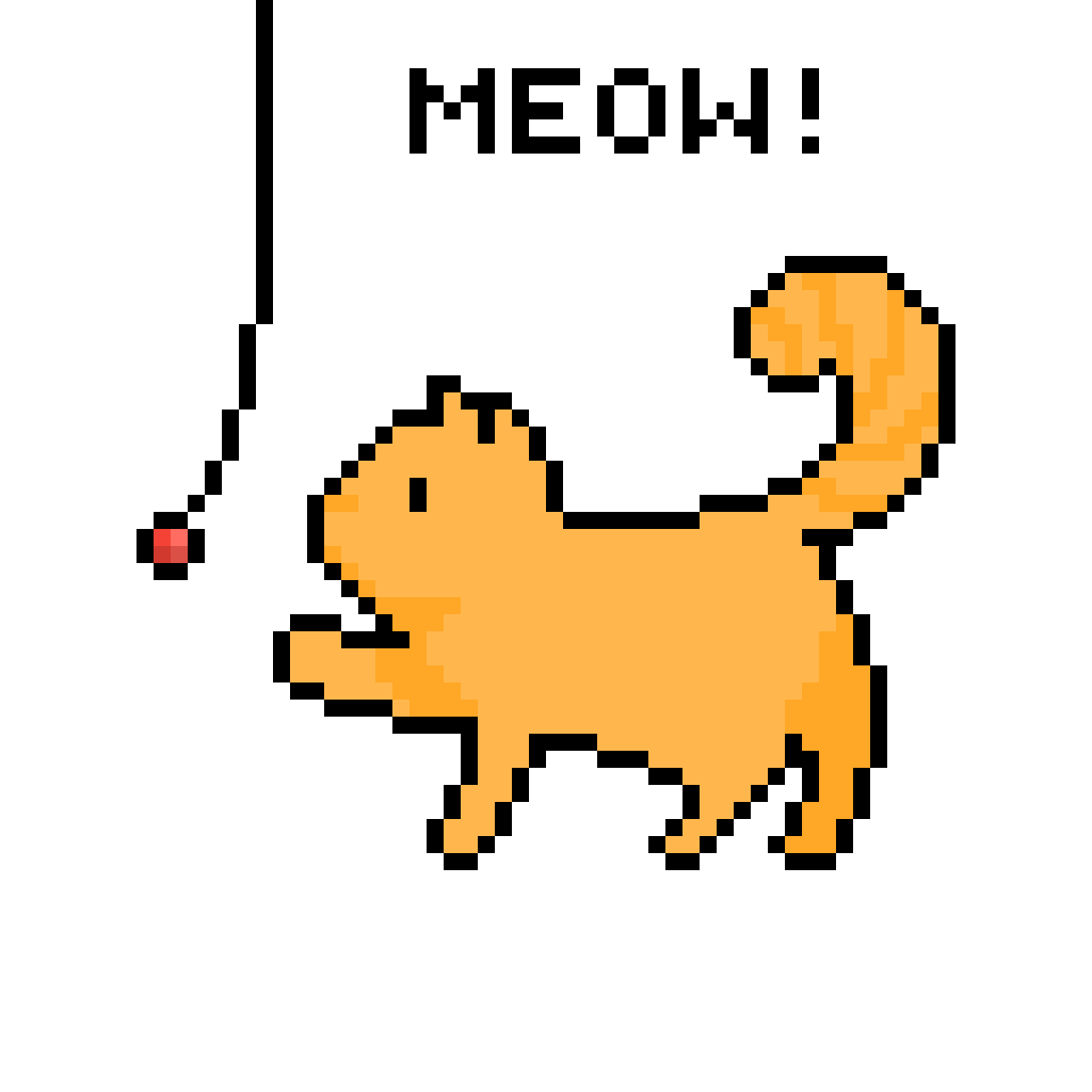 Pixilart - cat playing with ball gif by CatClaire1