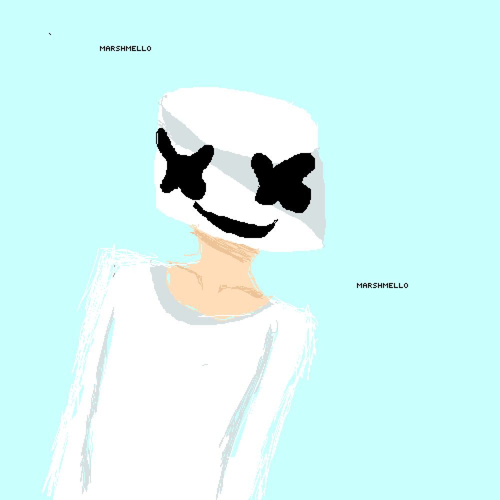 Editing marshmello - Free online pixel art drawing tool - Pixilart