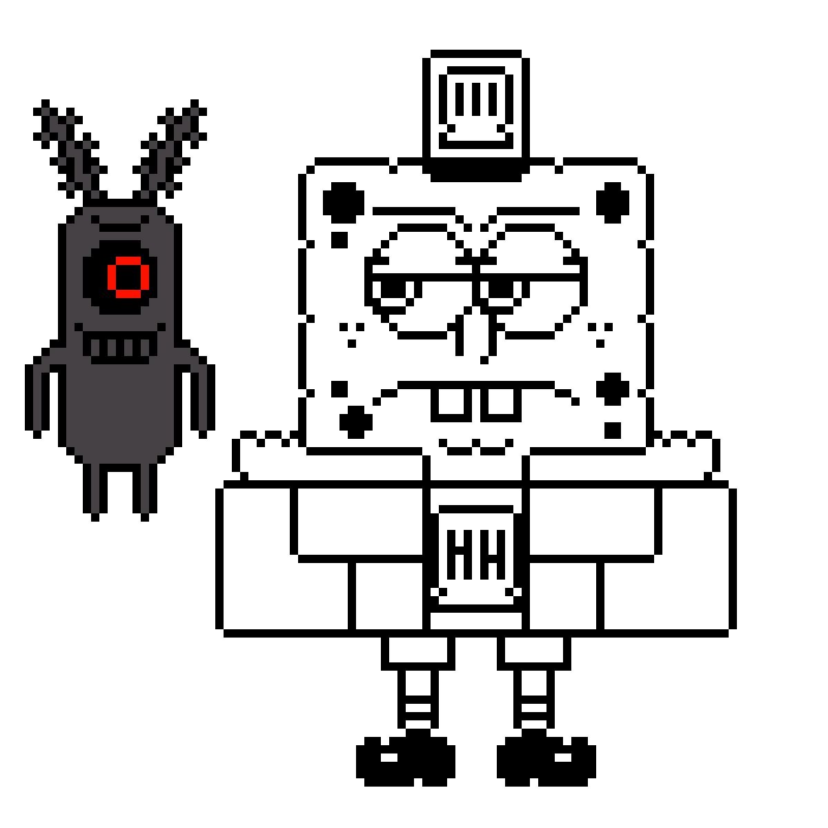 Pixilart - Abrasive SpongeSwap by SpongeChris