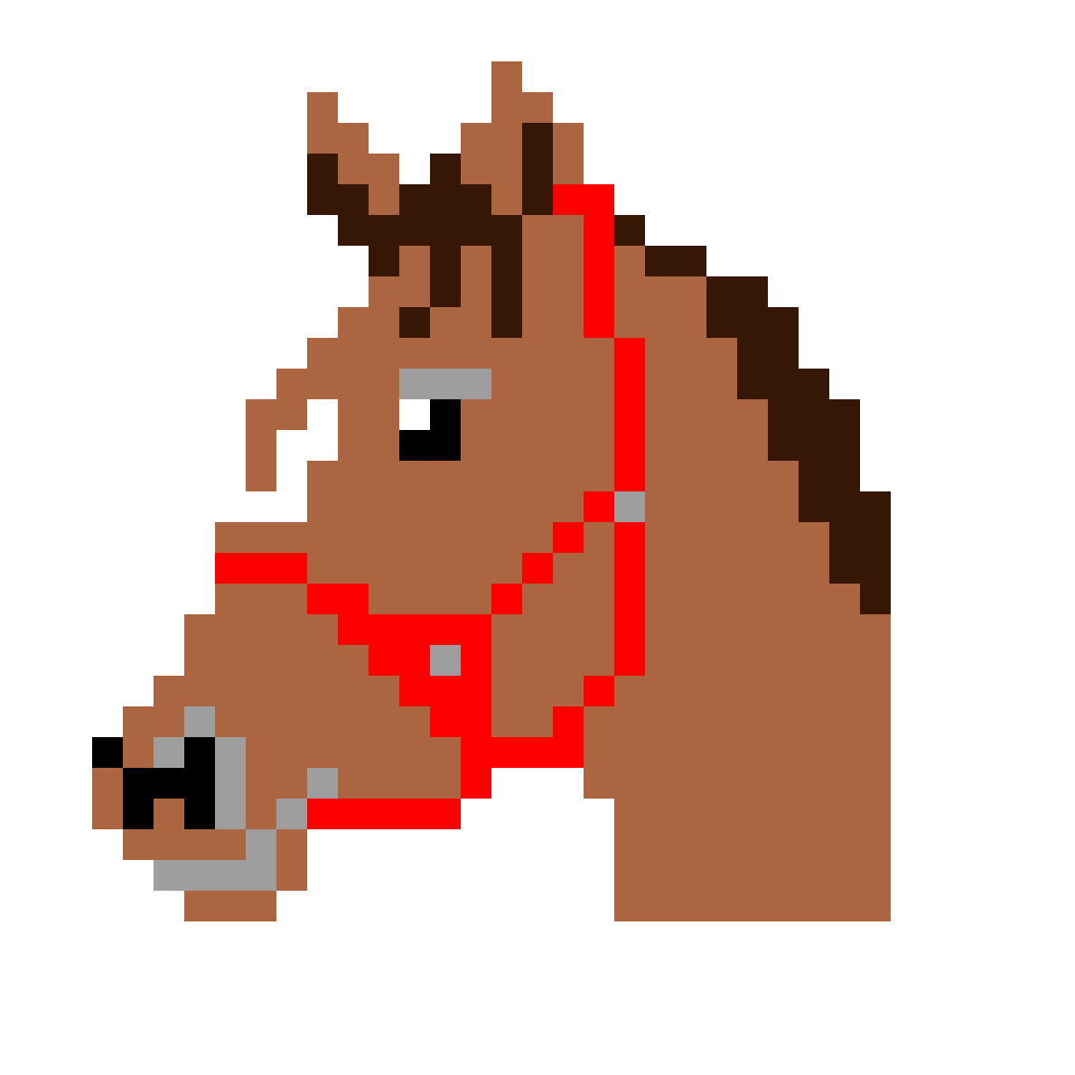 Editing horse head - Free online pixel art drawing tool - Pixilart