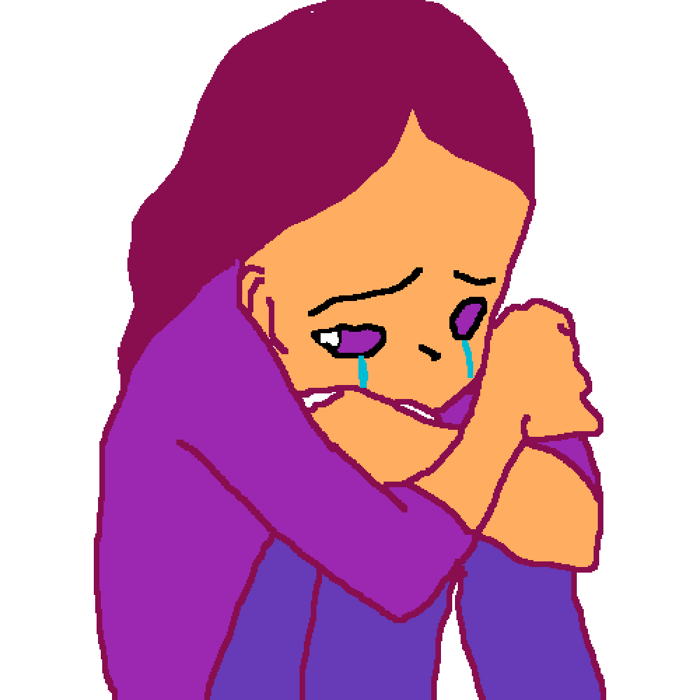 Pixilart - My oc's twin crying by Rainbows4ever4u