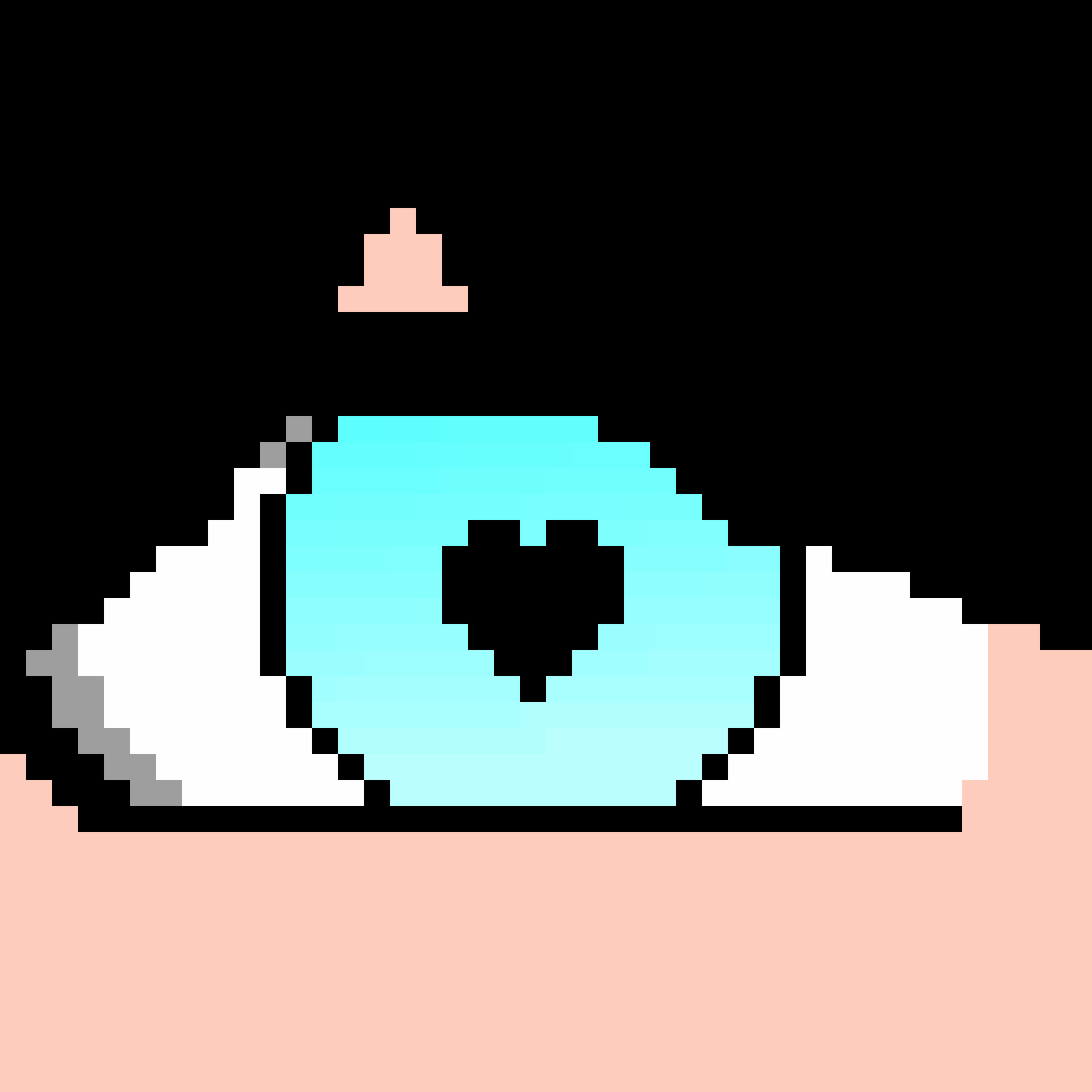 Pixilart - Inky Anime Eye by UnicornHeroA