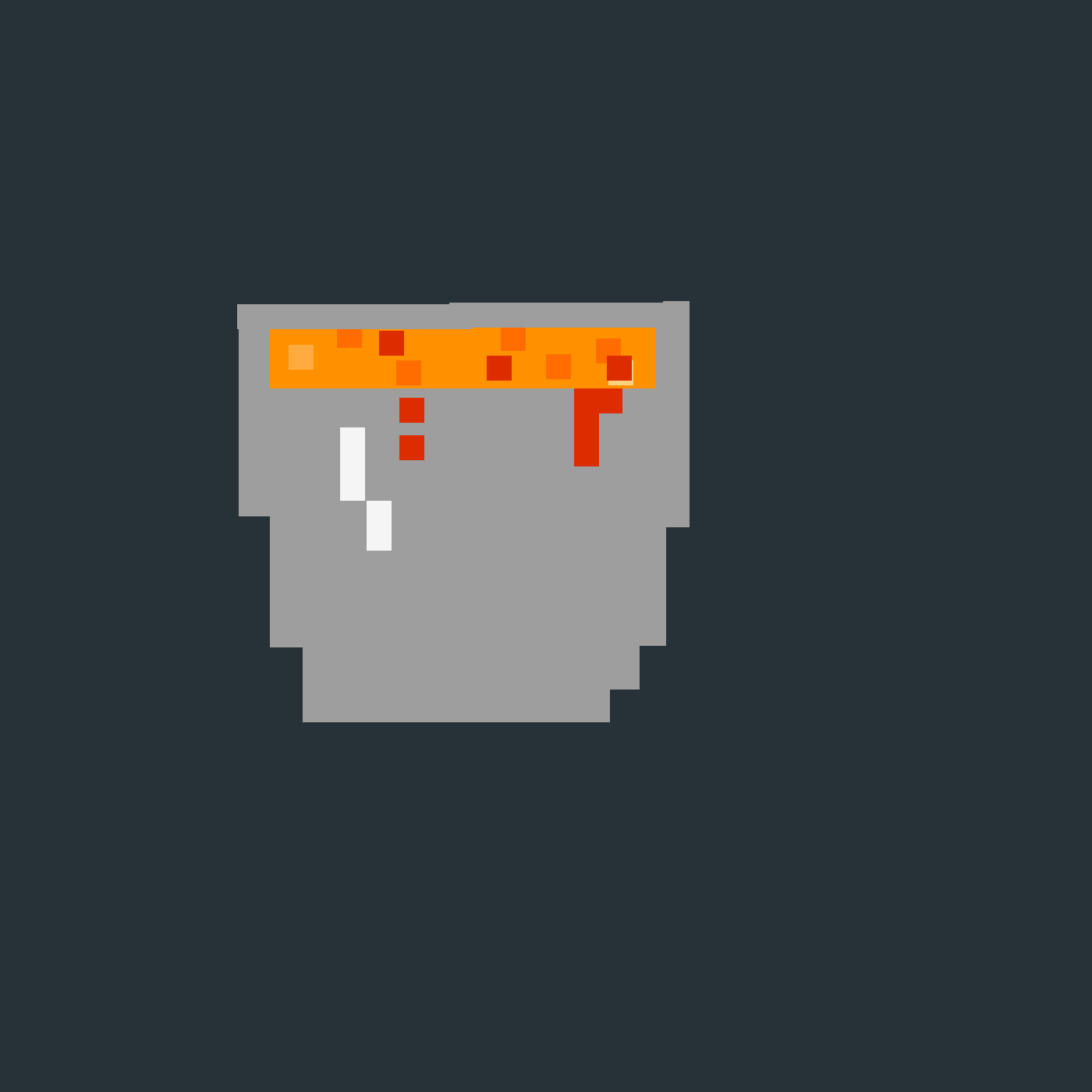 Pixilart - lava bucket by 29mastem