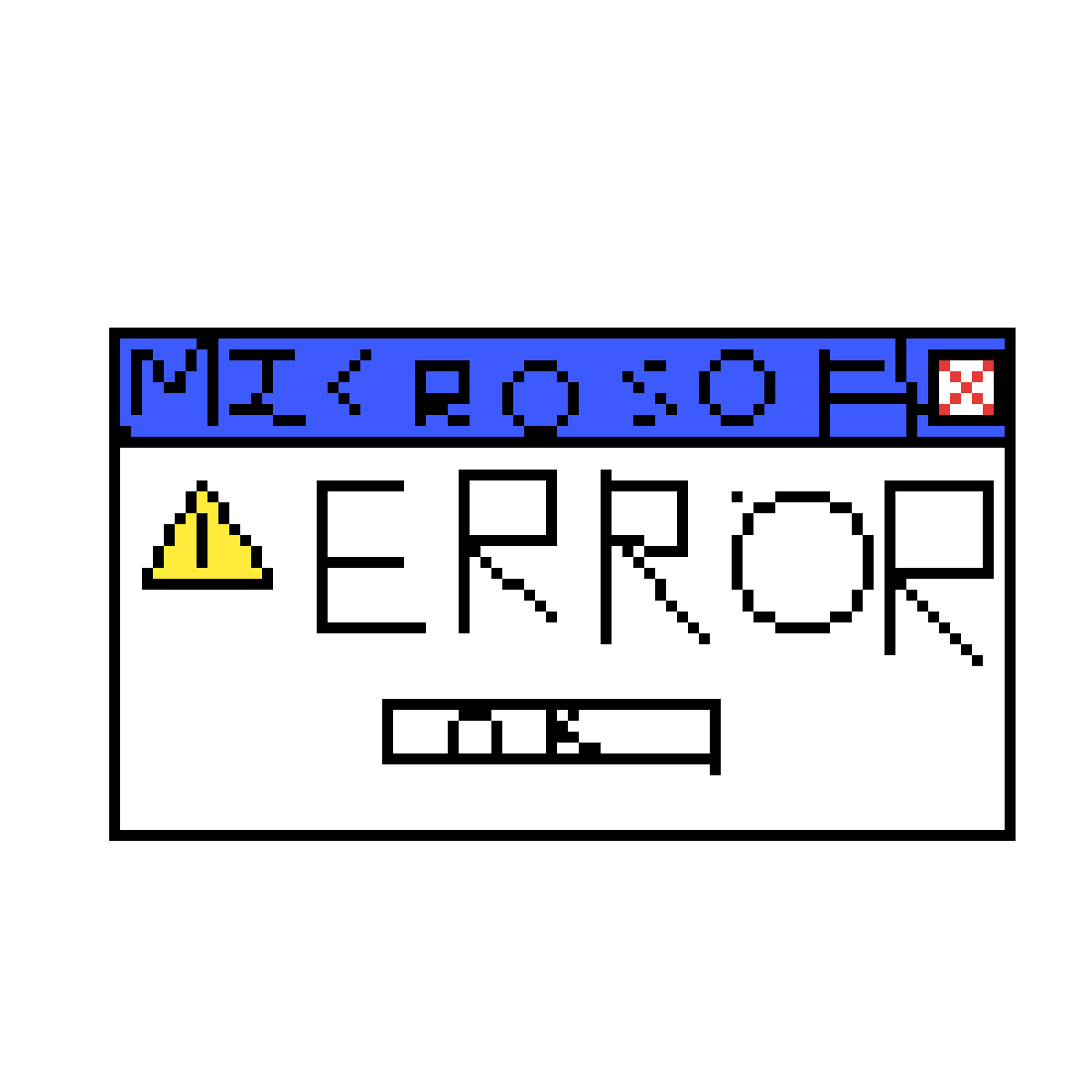 Pixilart - error drawing challenge by loveandfable