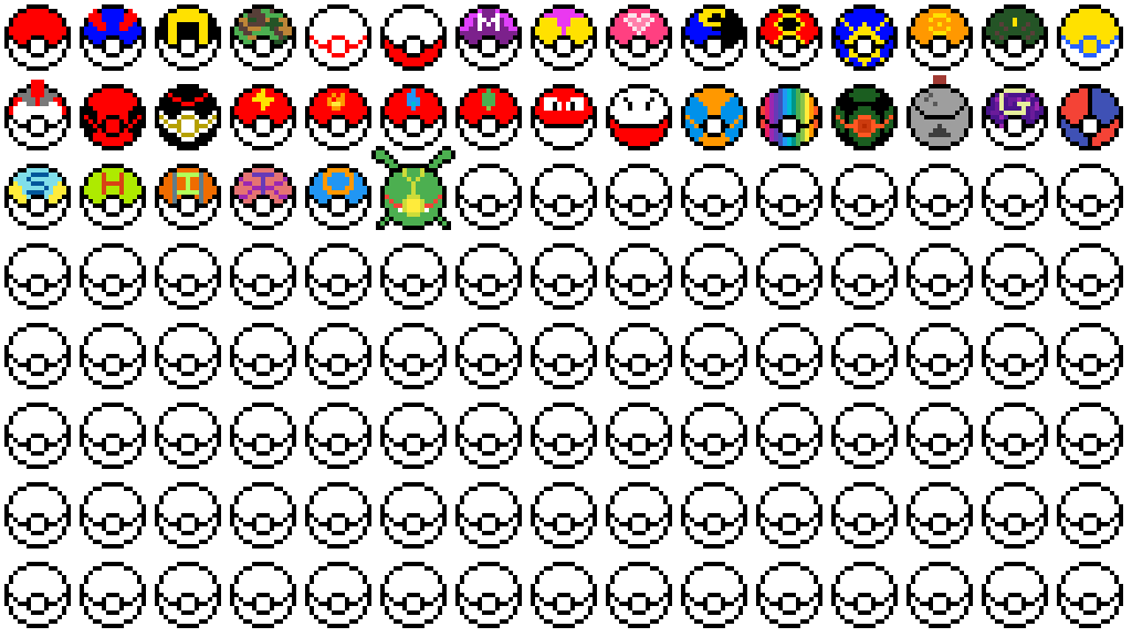 Pixilart - create your own pokeball! by CowieDoesPixel