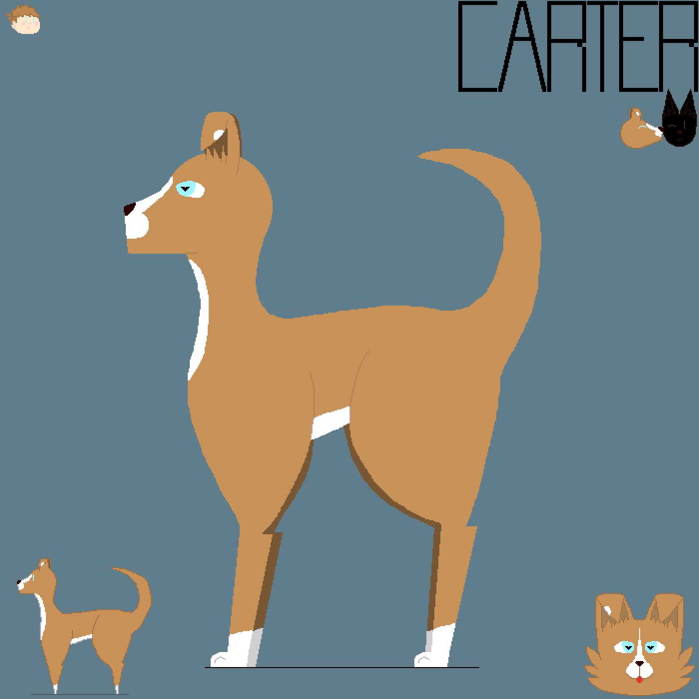 Pixilart - My cute boy Carter by Dragem