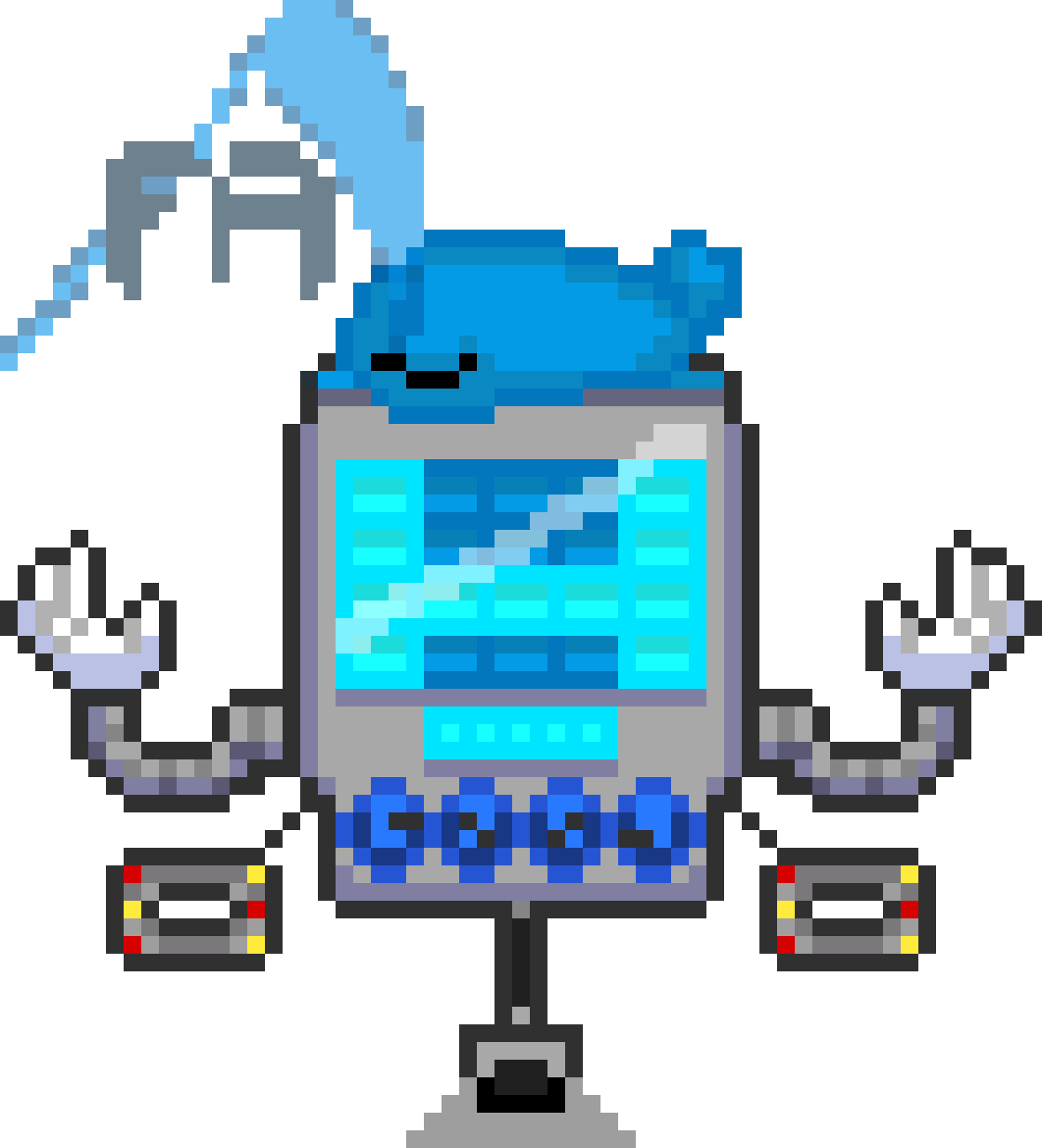 Pixilart - My US ow Napstaton sprite by GlitterGlue