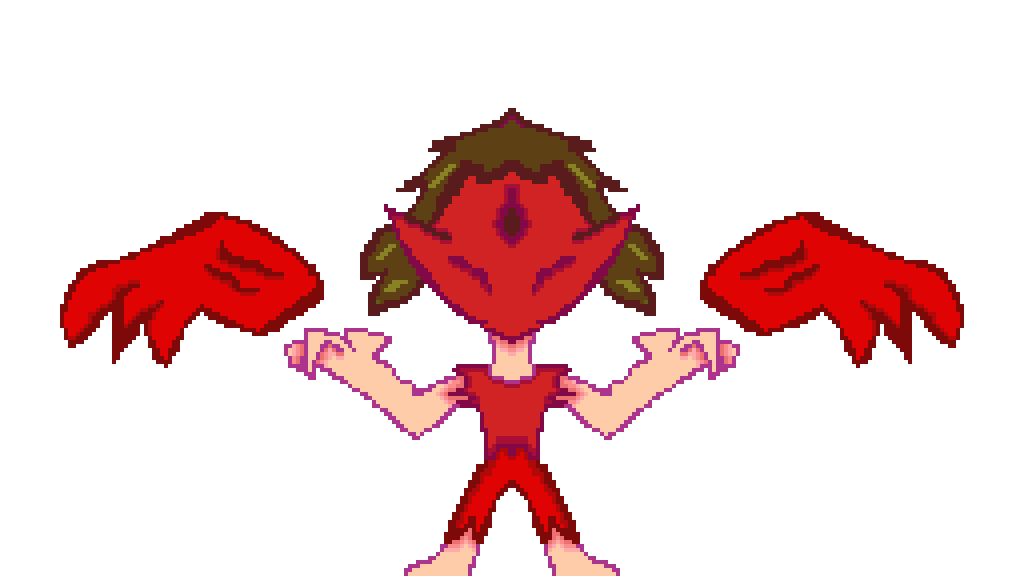 Pixilart - red mask by julaino