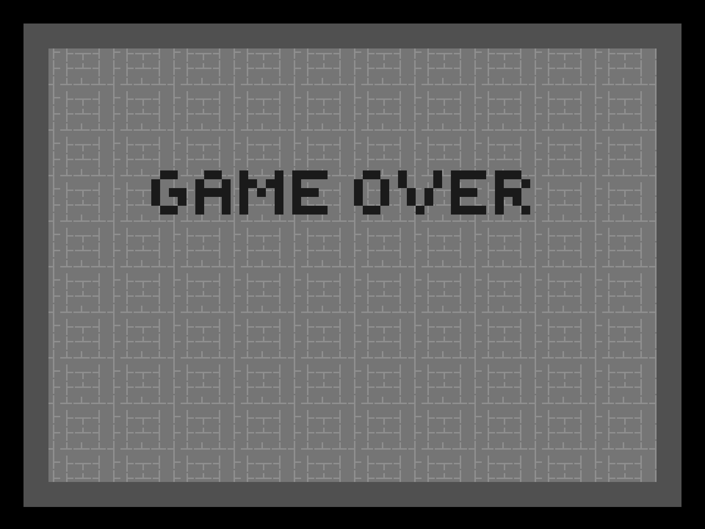 Pixilart - Game over screen by SnugWonder
