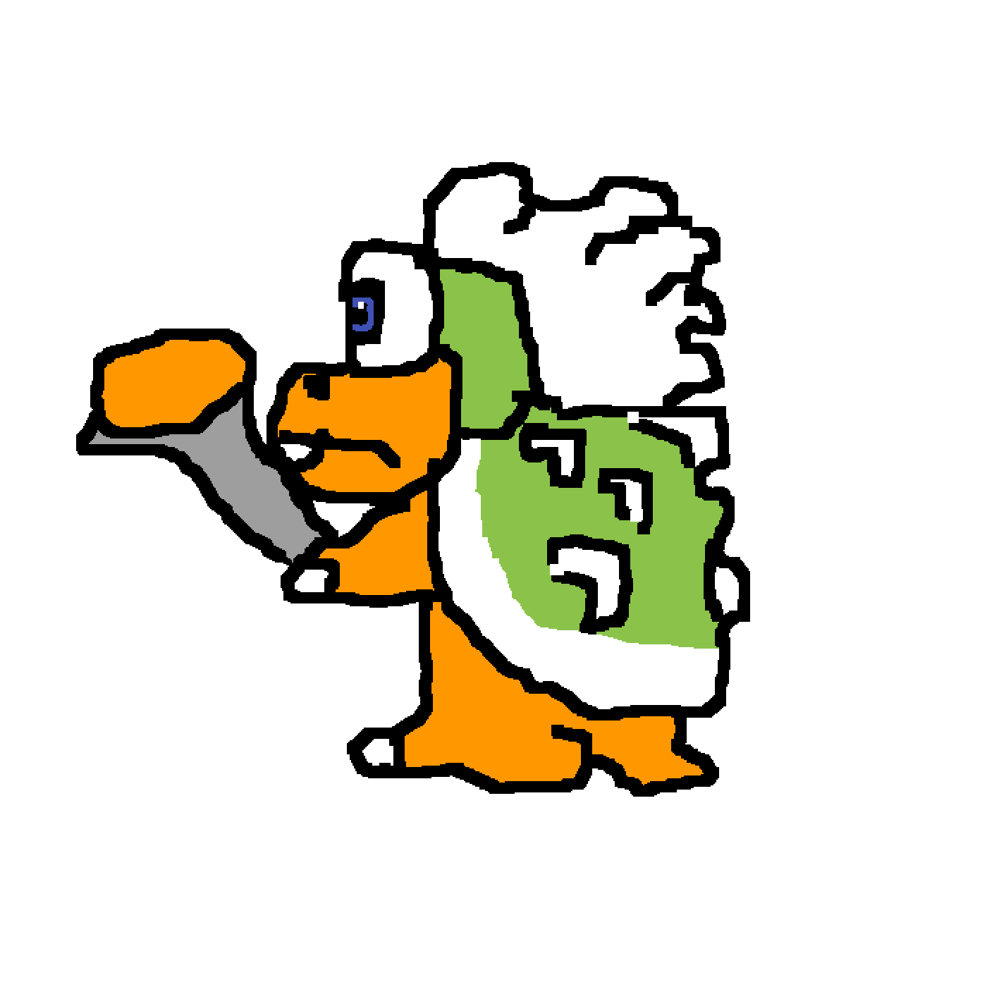 Pixilart - beeg smb3 larry koopa by KoopsFan