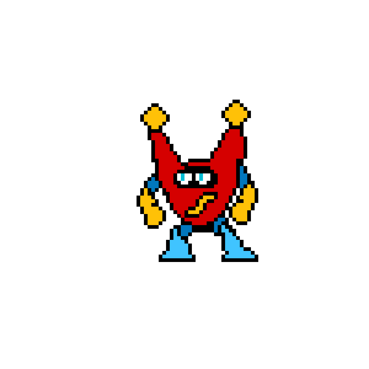 Pixilart - volt man by LightModeIsBad