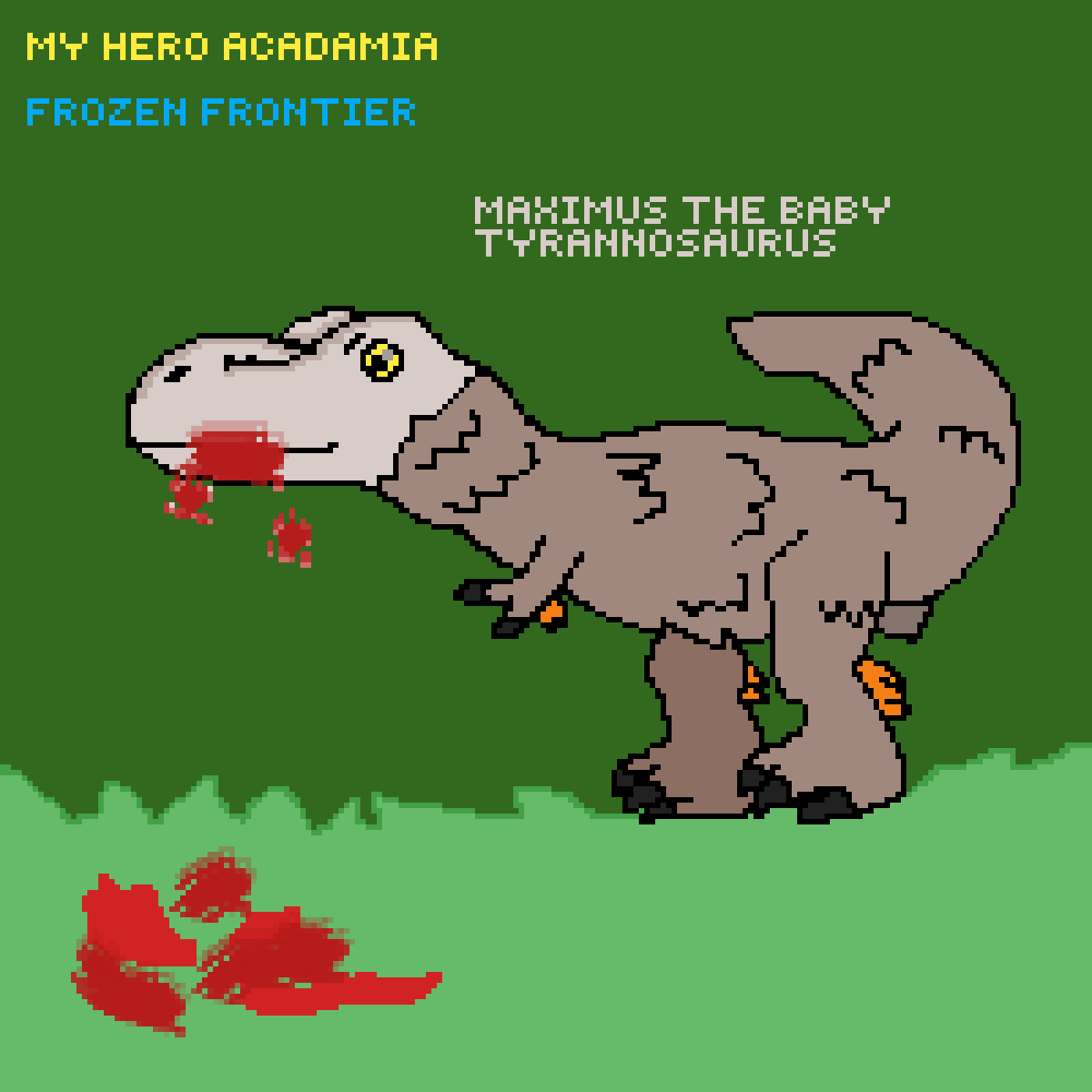 Pixilart - MHA OC Maximus T Rex by SwampyCompy