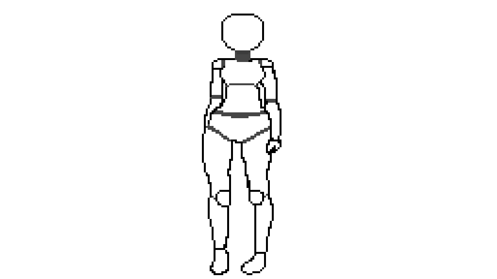 Pixilart - female base by ScarletFlame1