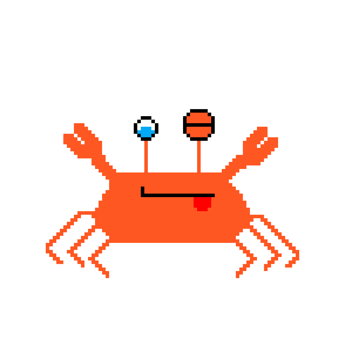 Editing MR KRABS - Free online pixel art drawing tool - Pixilart