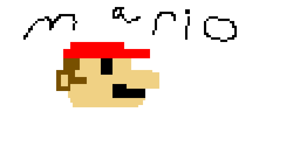 Editing Mario - Free online pixel art drawing tool - Pixilart