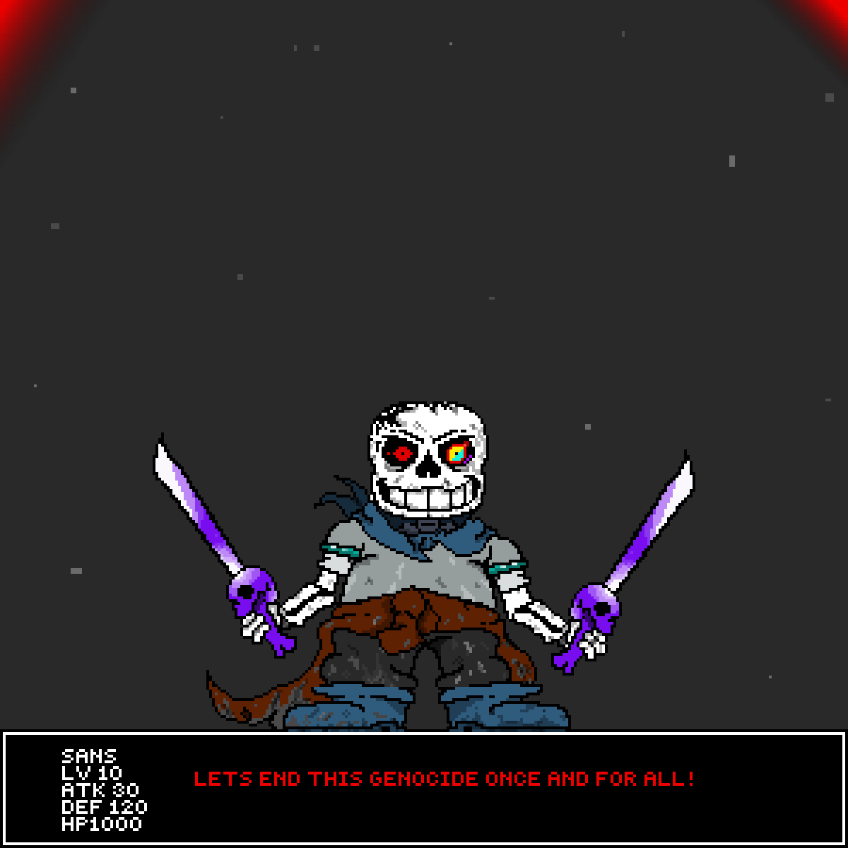 Pixilart - Dusttrust sans by Sussysans