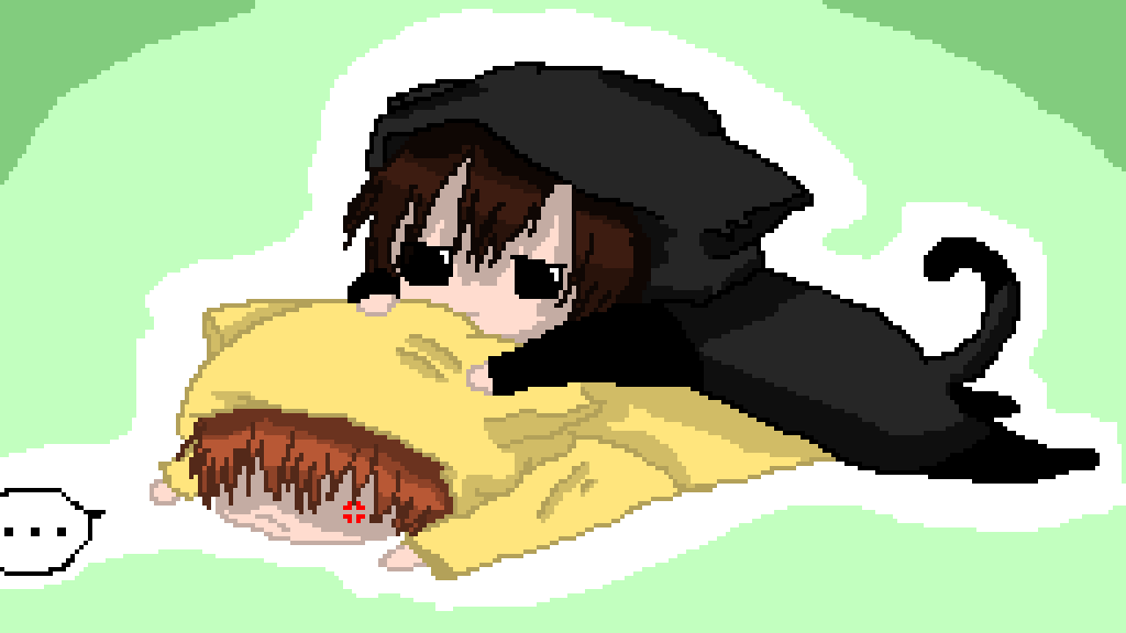 Pixilart - anime 2 cats by Olesia