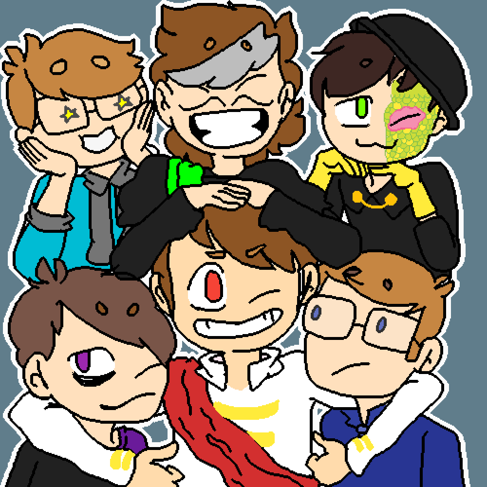 Pixilart - The Main 6 by Glitchygamergrl