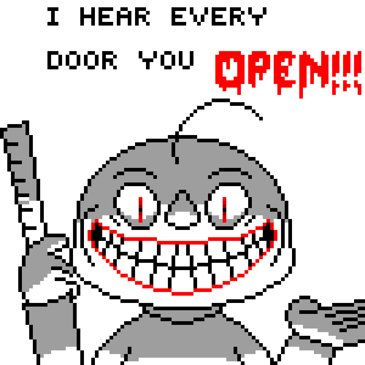 Pixilart - baldi but its nightmare fuel by Tuxedoedabyss03
