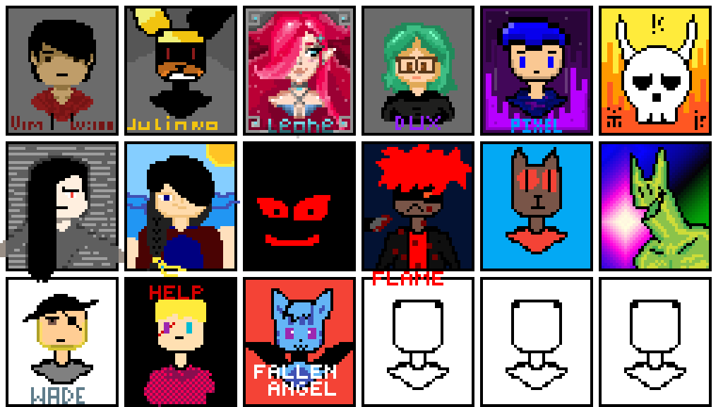 Editing FALLEN ANGEL - Free online pixel art drawing tool - Pixilart