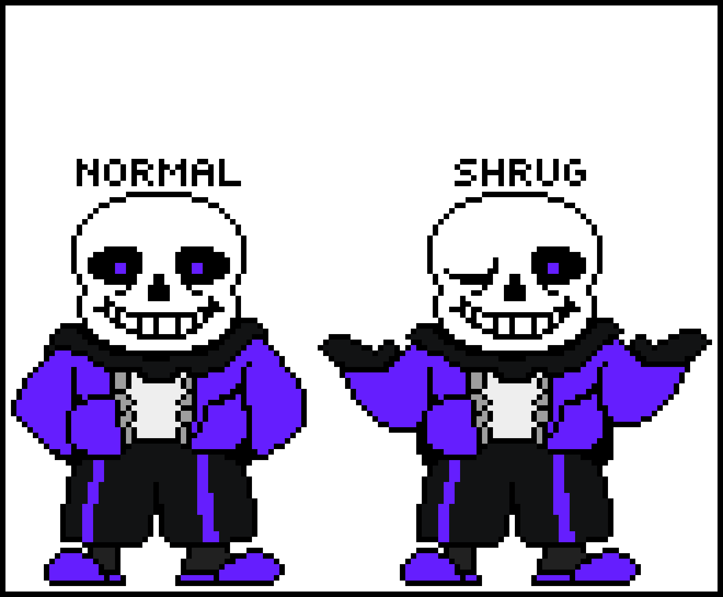 Pixilart - Purpletale Sans Sprite by BurningCherry10