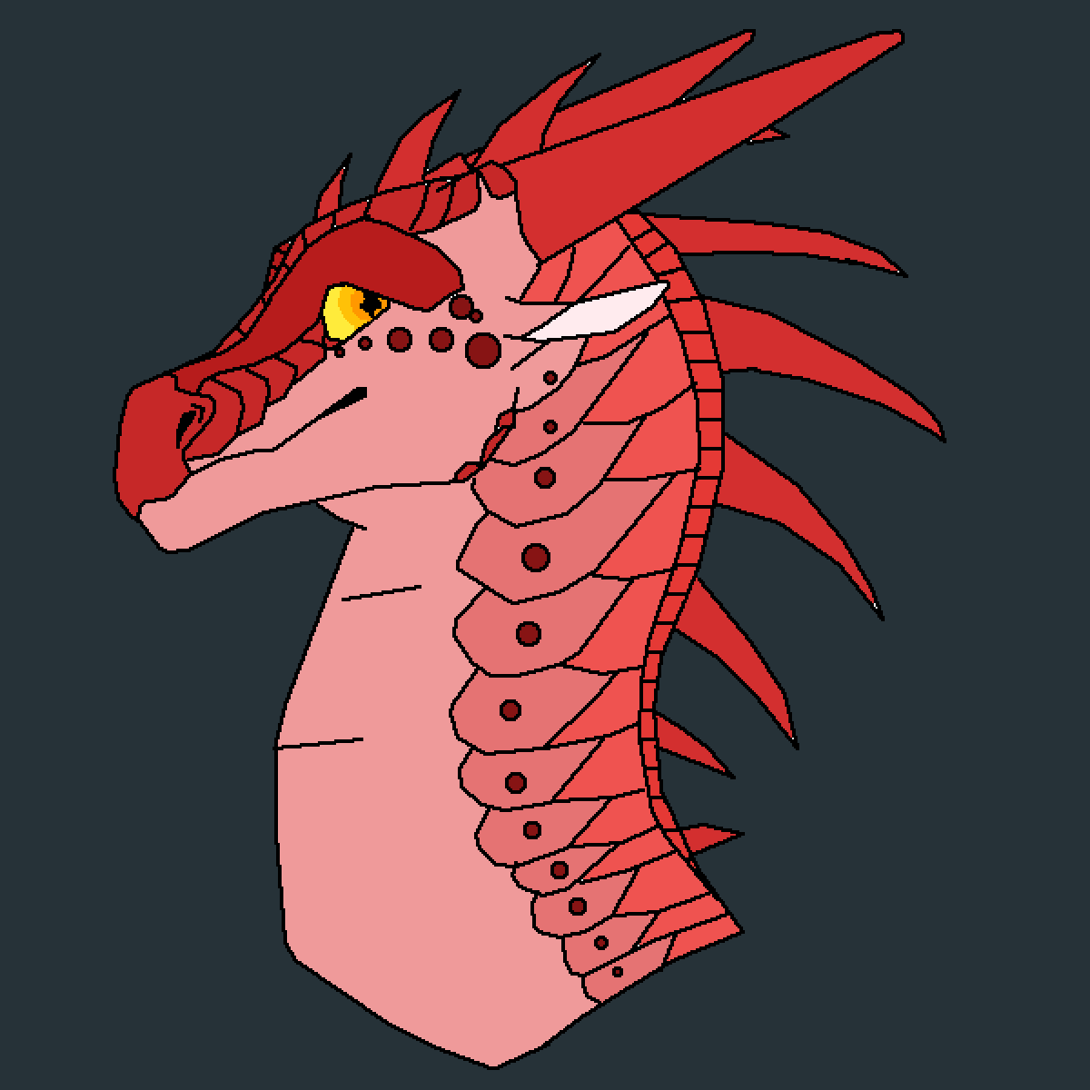 Pixilart - Pew Diepie dragon mode by JAMrulesl10